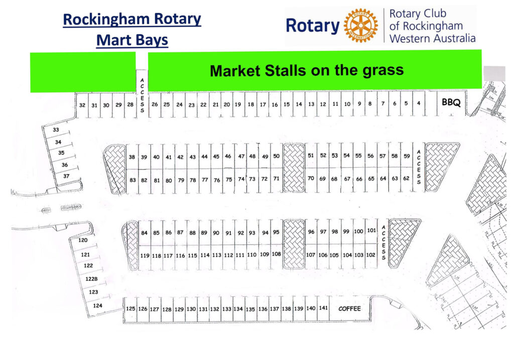 Carpark Map – Rockingham Rotary Markets